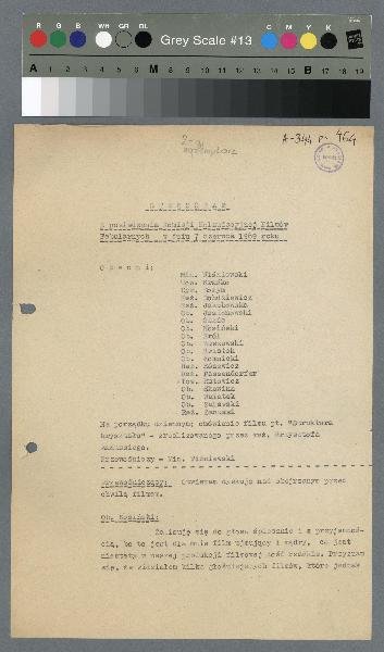 Stenogram kolaudacji filmu "Struktura kryształu"